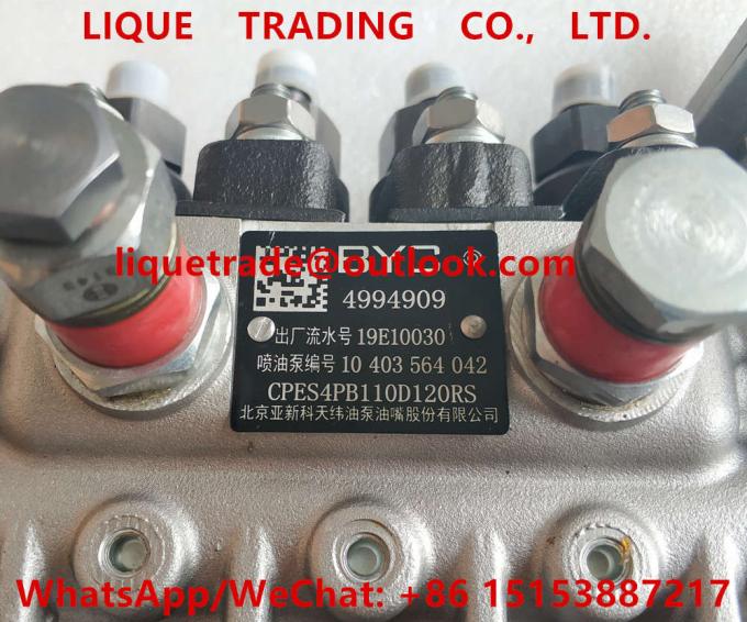 CUMMINS fuel pump 4994909 BYC 4994909 , 10 403 564 042 , 10403564042 ...