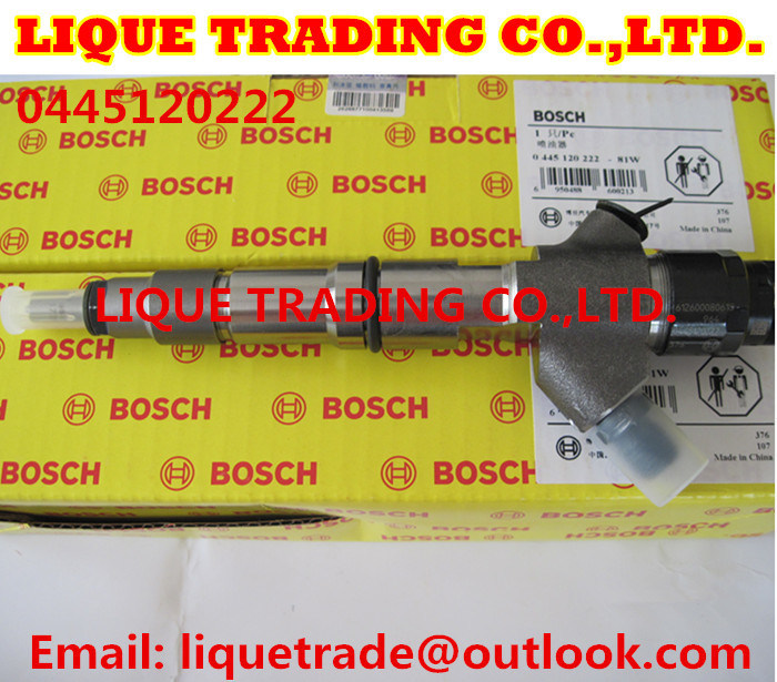 BOSCH 0 445 120 222 Genuine Common rail injector 0445120222 for WEICHAI ...