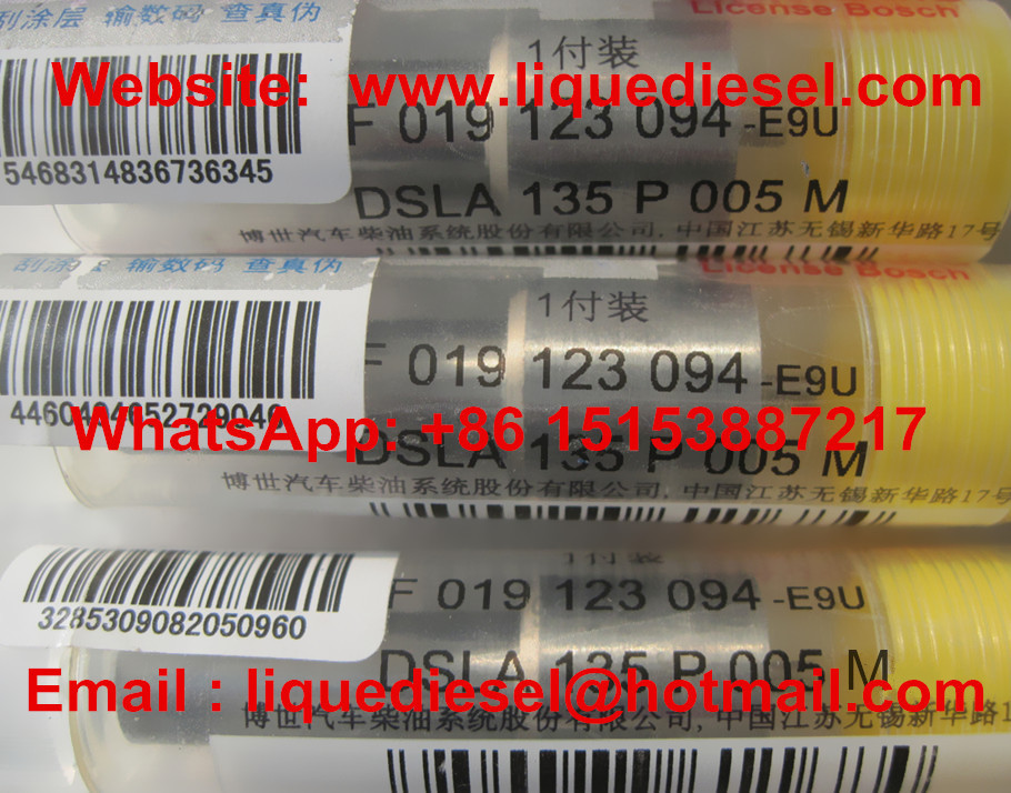 Original and new injector nozzle DSLA135P005M , DSLA 135 P 005 M , DSLA135P005 , F 019 123 094 ...