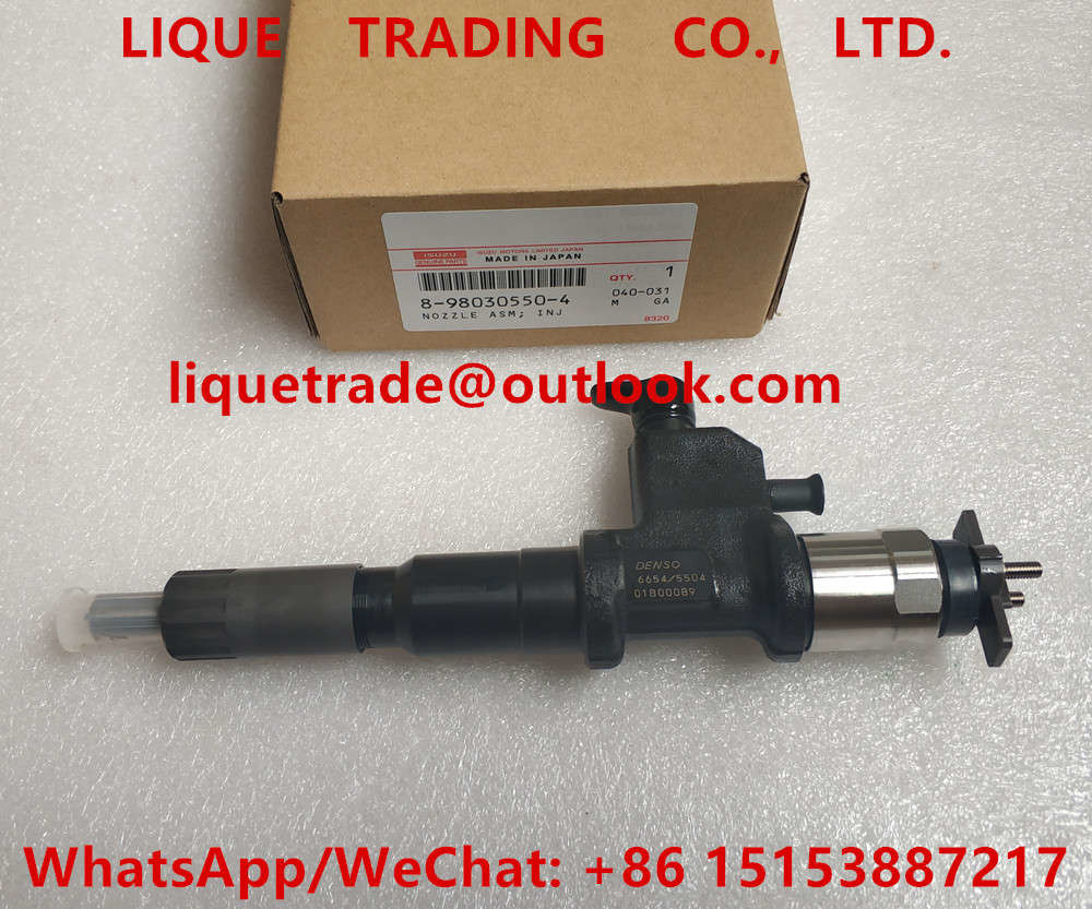 DENSO injector 095000-6654 , 095000-5504 for ISUZU 8-98030550-4 ...